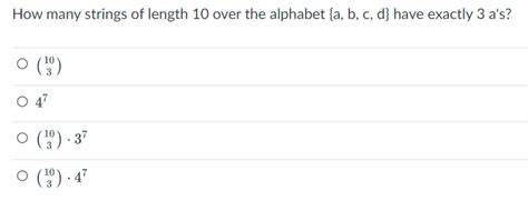 Solved How Many Strings Of Length Over The Alphabet Chegg