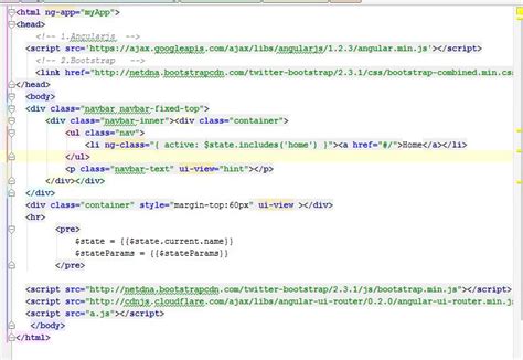 Angularjs Hello World In UI Router Runs In Fiddle But Not In Local