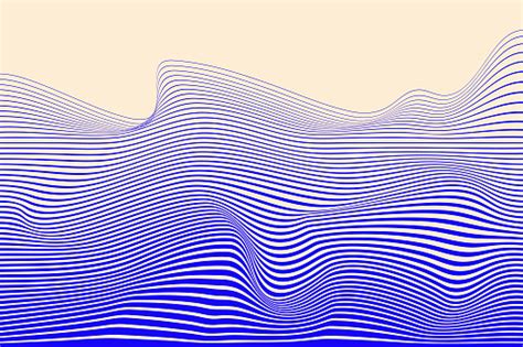 벡터 장식 연속 추상적 배경 물결 모양의 선과 곡선 질감을 사용하여 만든 그림 단색 그물 구성은 벽지 패턴 아이디어를위한 템플릿으로 사용할 수 있습니다 0명에 대한 스톡