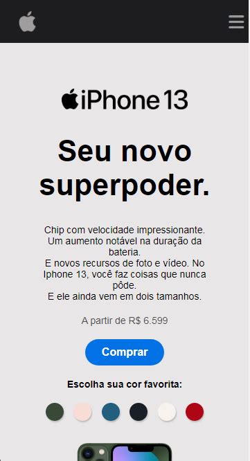 github xdtr27 sales page iphone 13 página desenvolvida com html css e javascript para o
