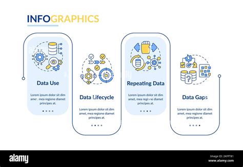 Information Governance Strategy Rectangle Infographic Template Stock Vector Image And Art Alamy