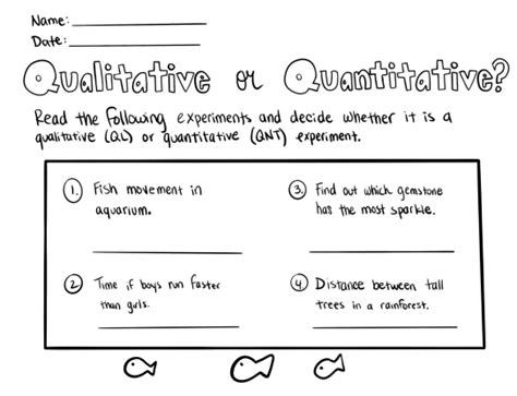 Qualitative Quantitative And Inferences Worksheets Worksheets Library