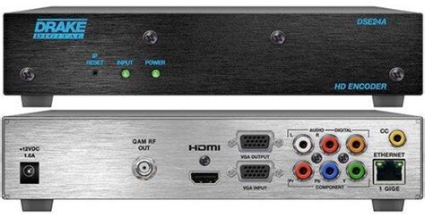 Drake Digital Signage Mpeg 2 Encoder With Qam Ip Output Dse24a Solid Signal