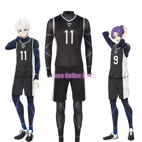 Jual Preorder Anime Blue Lock Nagi Seishirou Mikage Reo Cosplay Costume Wig Football Jersey