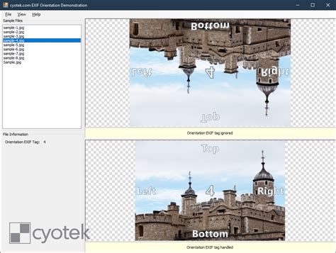 Handling The Orientation Exif Tag In Images Using C Articles And Information On C And Net