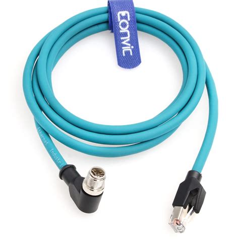 Eonvic M X Type Position To RJ Waterproof High Flex Industrial Ethernet Shielded Cable For