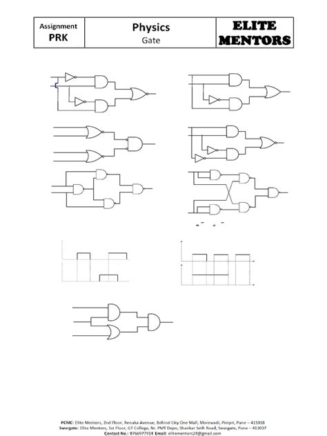 Assignment Gate Pdf Logic Gate Electrical Engineering