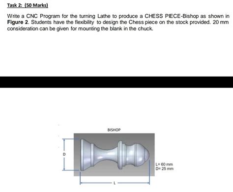 Solved Write A Cnc Program For The Turning Lathe To Produce
