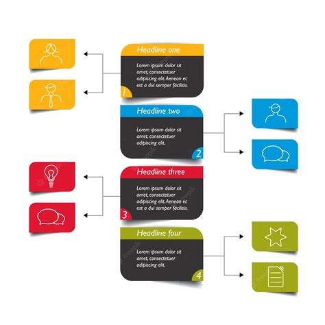 Flussdiagramm Schema Infografik Element Premium Vektor