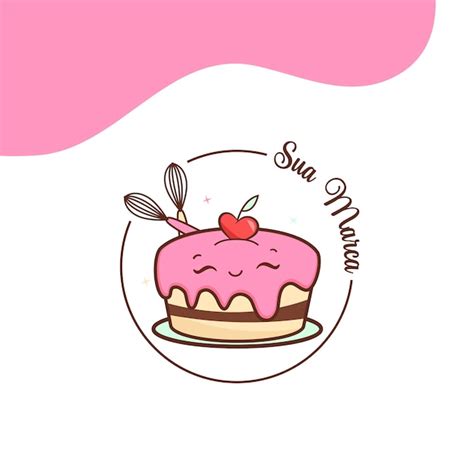 Premium Vector Logo Cake Design Vector