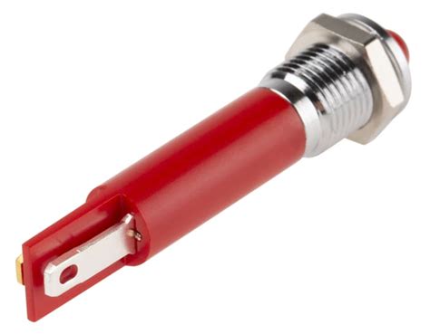 RS PRO RS PRO Red Panel Mount Indicator 230V Ac 8mm Mounting Hole Size 207 113 RS Components