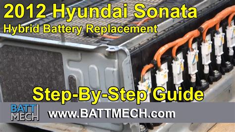 How To Replacerepairfix A 2012 Hyundai Sonata Hybrid Battery Module