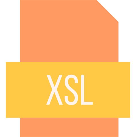 Xsl File Icon Fill Crisp Corners 57325196 Png