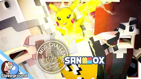 피츄 피카츄 라이츄의 전기폭격 마인크래프트 모드 챌린지 피카츄 Mod Challenge 잠뜰 Youtube