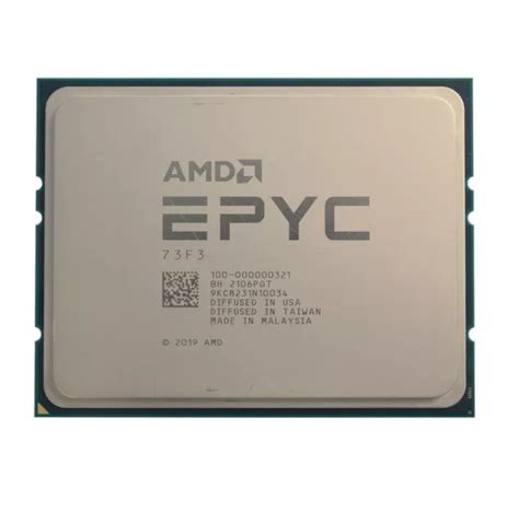DELL AMD EPYC 73F3 CPU PROCESSOR 16 CORE 3 50GHz 256MB CACHE 240W 100 000000321 1 080 00