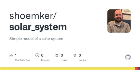 Github Shoemker Solar System Simple Model Of A Solar System