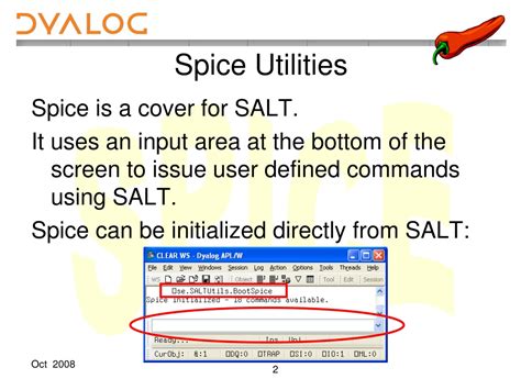 Ppt Spice In Dyalog Powerpoint Presentation Free Download Id9427496