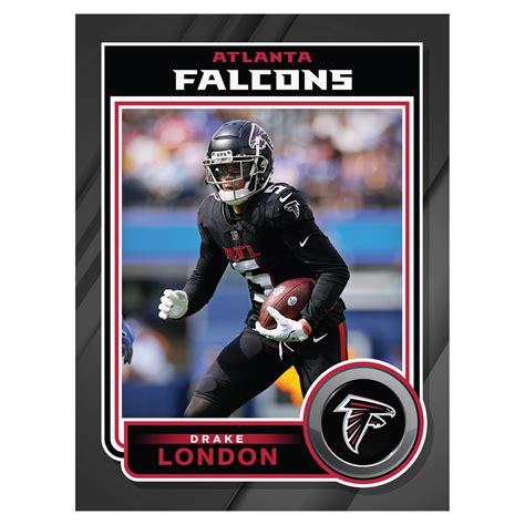 Drake London Peel And Stick Poster Official Nfl Atlanta Falcons