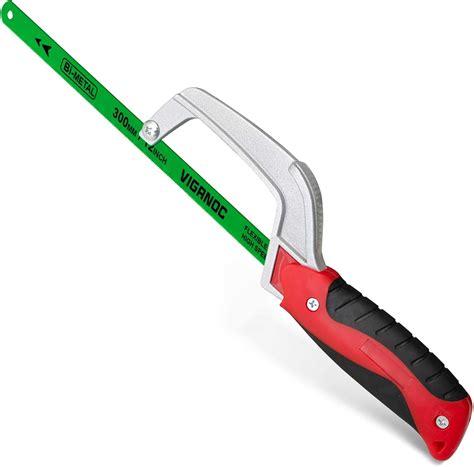 Viganoc Hacksaw Aluminum Frame Compact Hand Operating Hand Saw With 12