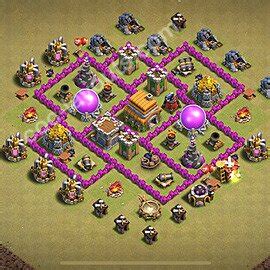 Best Th6 War Base Layouts With Links 2026 Copy Town Hall Level 6 Clan