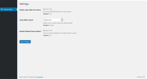 Theme Editor Wordpress Plugin