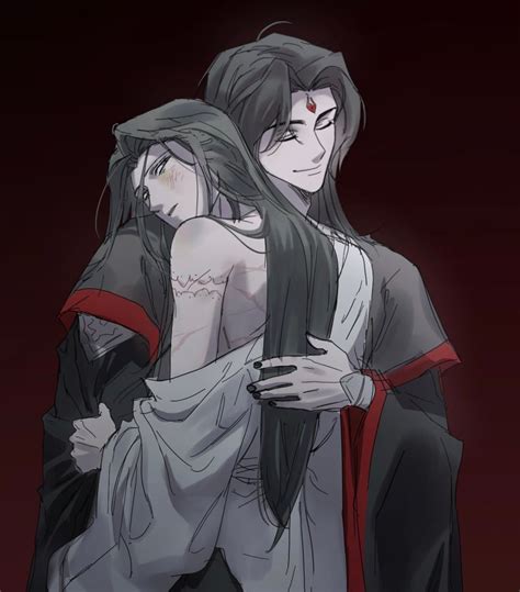 Luo Binghe And Shen Jiu Renzha Fanpai Zijiu Xitong Drawn By Qwert Danbooru