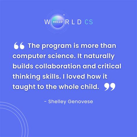 Hello World Cs On Linkedin Csforall Stemeducation Hwcs