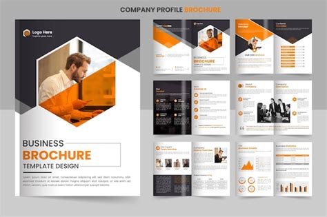 Premium Vector Company Profile Brochure Design Business Brochure Template Layout Design