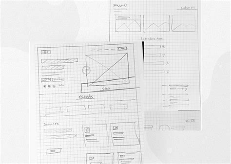 Personal Landing Page Wireframe On Behance