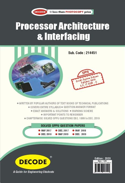 Processor Architecture And Interfacing For Sppu 15 Course Se Ii It