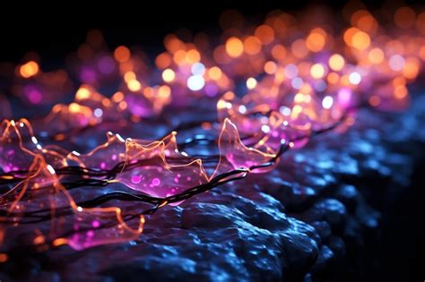 Premium Photo Symphony Of Thought Glowing Neural Pathways In Abstract