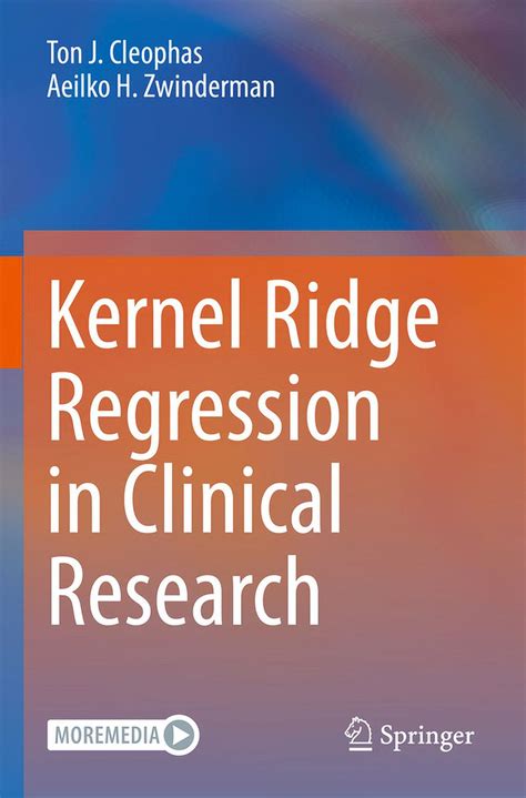 Kernel Ridge Regression In Clinical Research Paperback