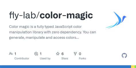 Github Fly Labcolor Magic Color Magic Is A Fully Typed Javascript Color Manipulation Library