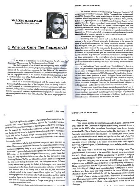 whence came the propaganda pdf philippines propaganda