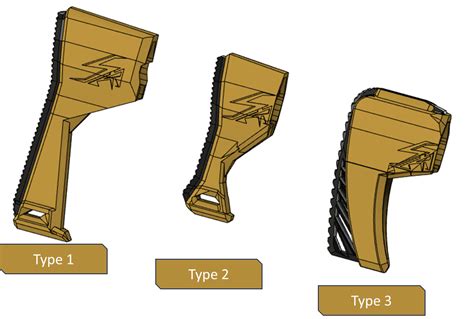🔫 Tm Ngrs Mp5 Collapsible Stock Pad Type 3・ Stl File For 3d Printing・cults
