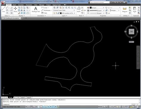 How To Calculate The Area Of A Curved Line AutoCAD D Drafting Object Properties Interface