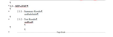 Select And Delete Word Heading To Next Page Break Macro Vba Stack