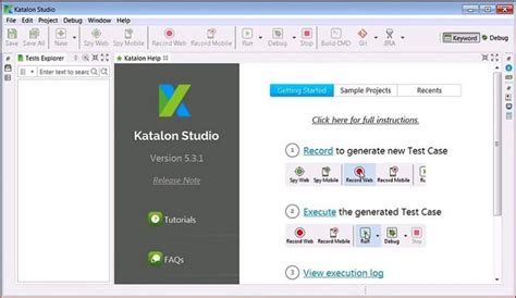 Katalon Studio Setup And Installation ArtOfTesting