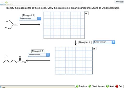 Solved Map Deb Pling Learning Identify The Reagents For All Chegg Com