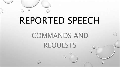 Reported Speech Commands Requests Flashcards Worksheet Templates Layouts 124733 Pptx