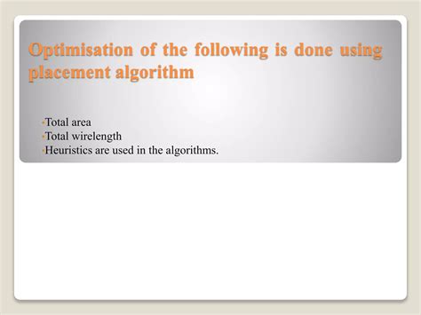 Placement In Vlsi Design Pptx