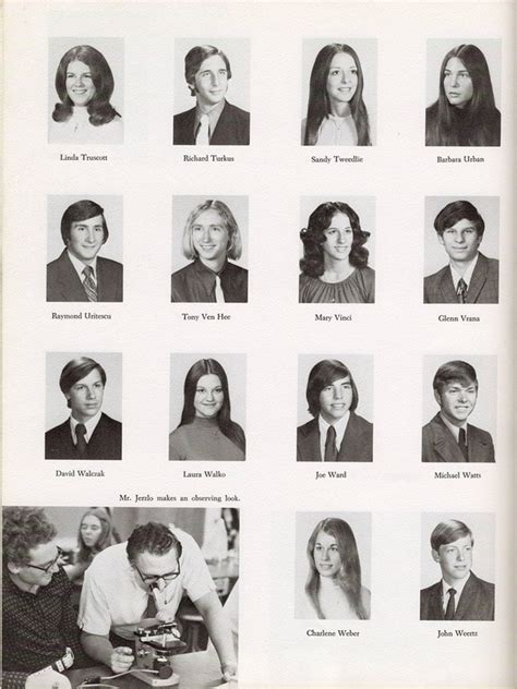 1973 Yearbook Seniors Center Line High School Memories
