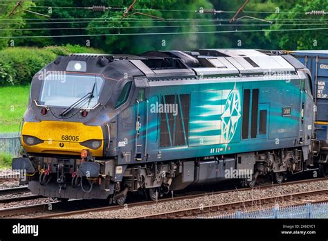 Direct Rail Services Diesel Class 68 Locomotive Named Defiant Stock