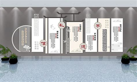 红色文化教育基层内容文化墙素材模板下载 图巨人