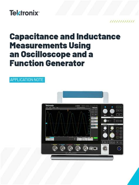 Capacitance And Inductance Measurements Using An Oscilloscope And A Function Generator Pdf