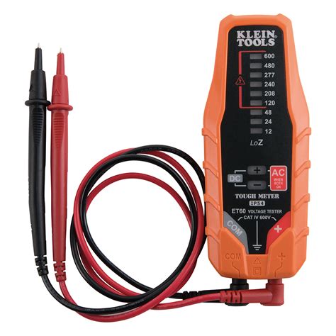 Electronic Acdc Voltage Tester 12 To 600v Et60 Klein Tools New Zealand