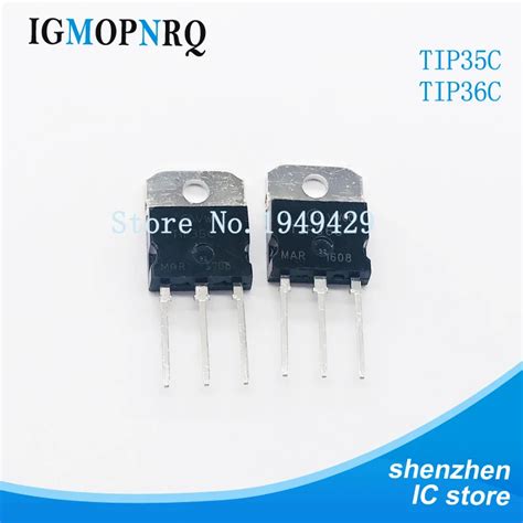5pair 10pcs Tip36c Tip35c Tip36 Tip35 25a 100v To 3p Power Amplifier Tube Ic In Transistors From