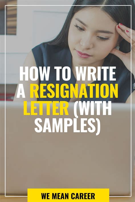 How To Write A Resignation Letter With Sample Artofit