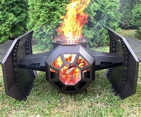 This Bbq Grill Looks Like Vaders Tie Fighter