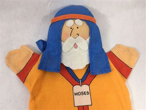 Moses Hand Puppet Sunday School Bible Stories Character Puppet